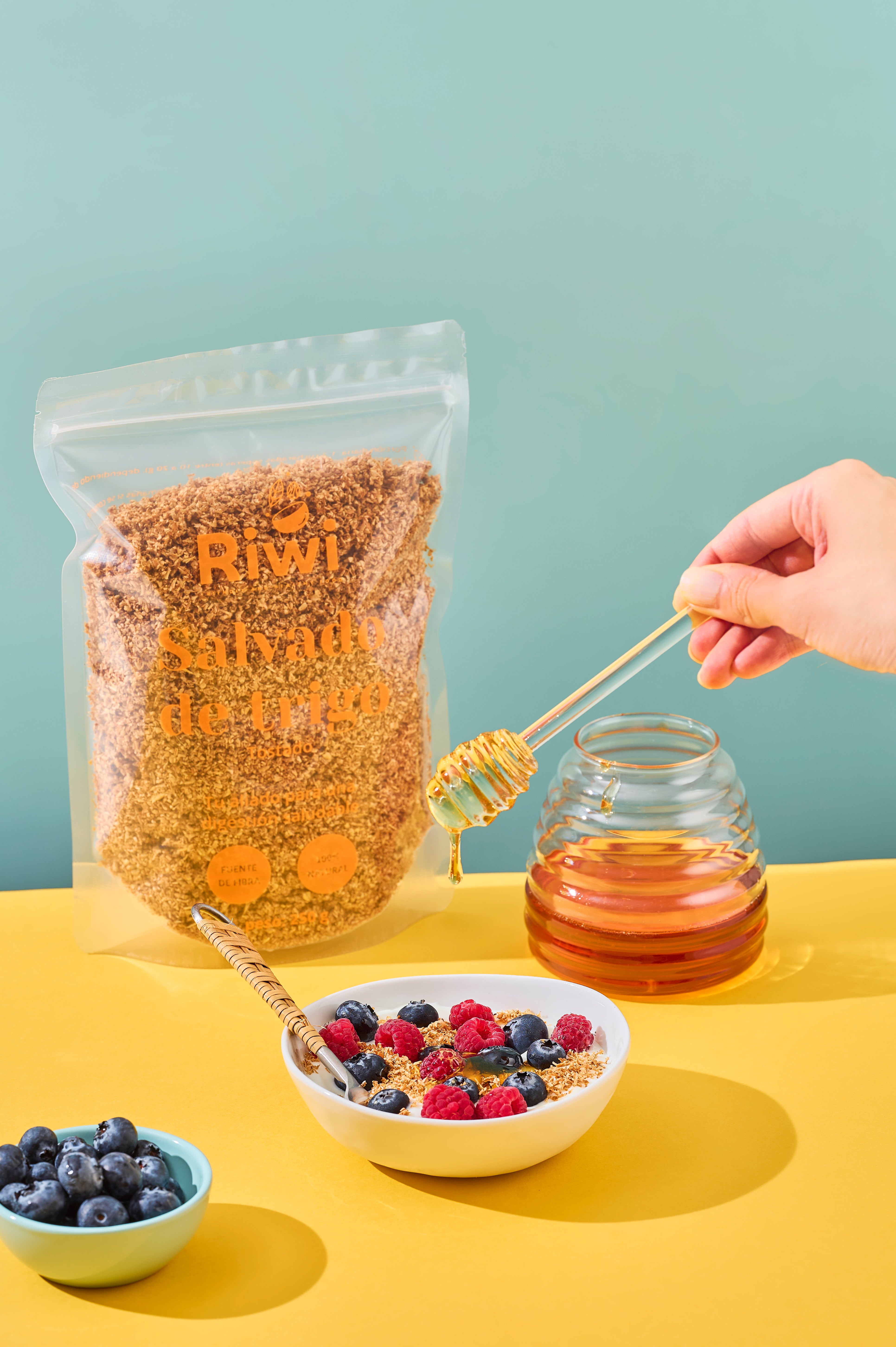 Salvado de trigo 250g – Riwi